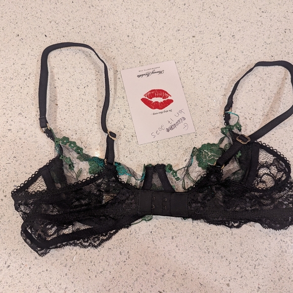 Honey Birdette | Intimates & Sleepwear | Whitney Emerald Bra 34b | Poshmark
